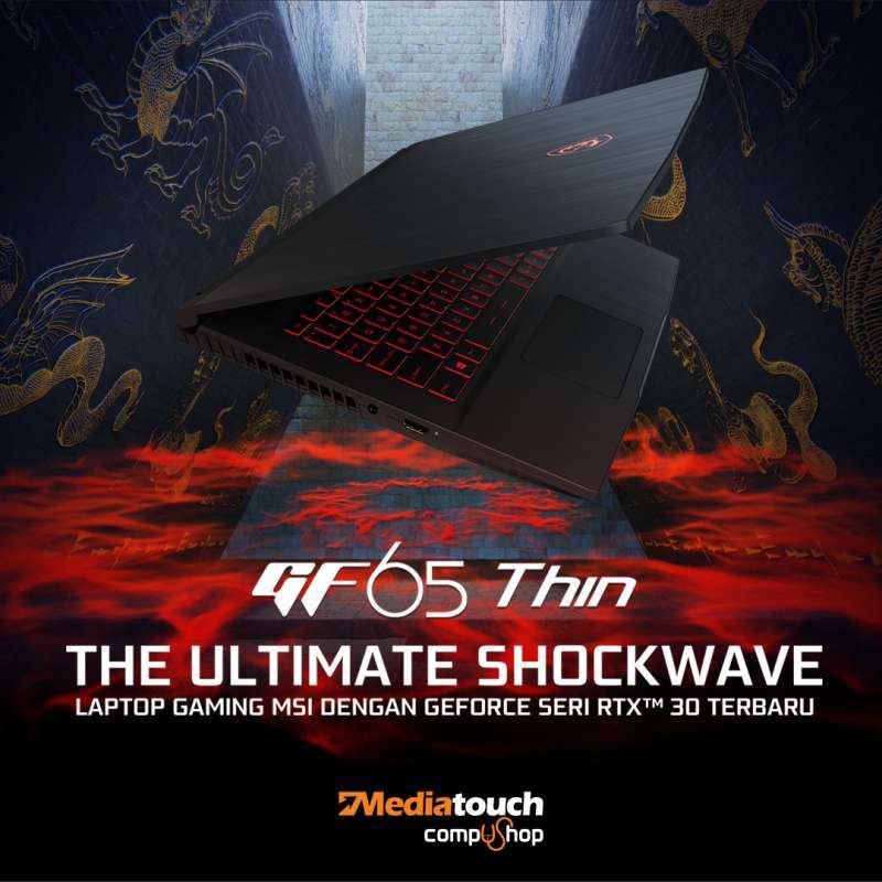 Jual MSI GF65 10UE | Intel Core i5‐10200H RTX3060-6GB 16GB-DDR4 512GB ...