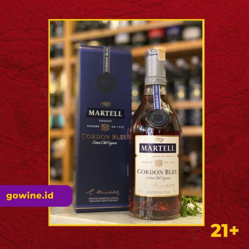 Jual Martell Cordon Bleu (ORI & RESMI) Extra Old Cognac 700 Ml di Seller Gowine.id Official ...