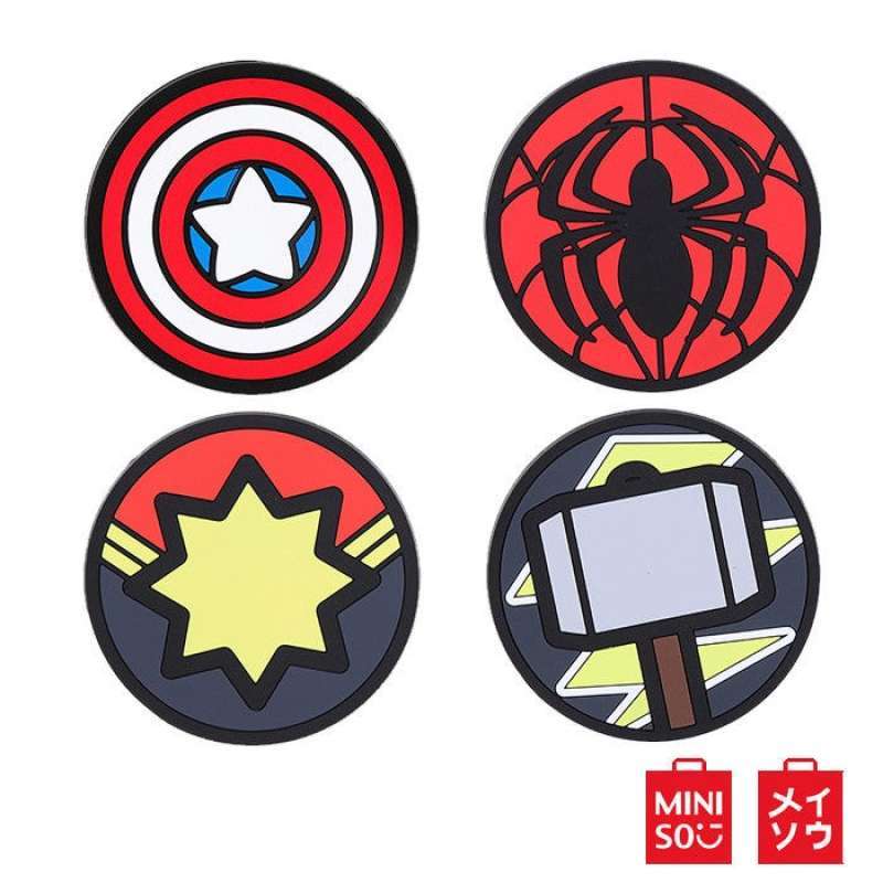 Jual Miniso MARVEL Coaster - Tatakan Gelas - Captain Amerika di Seller ...