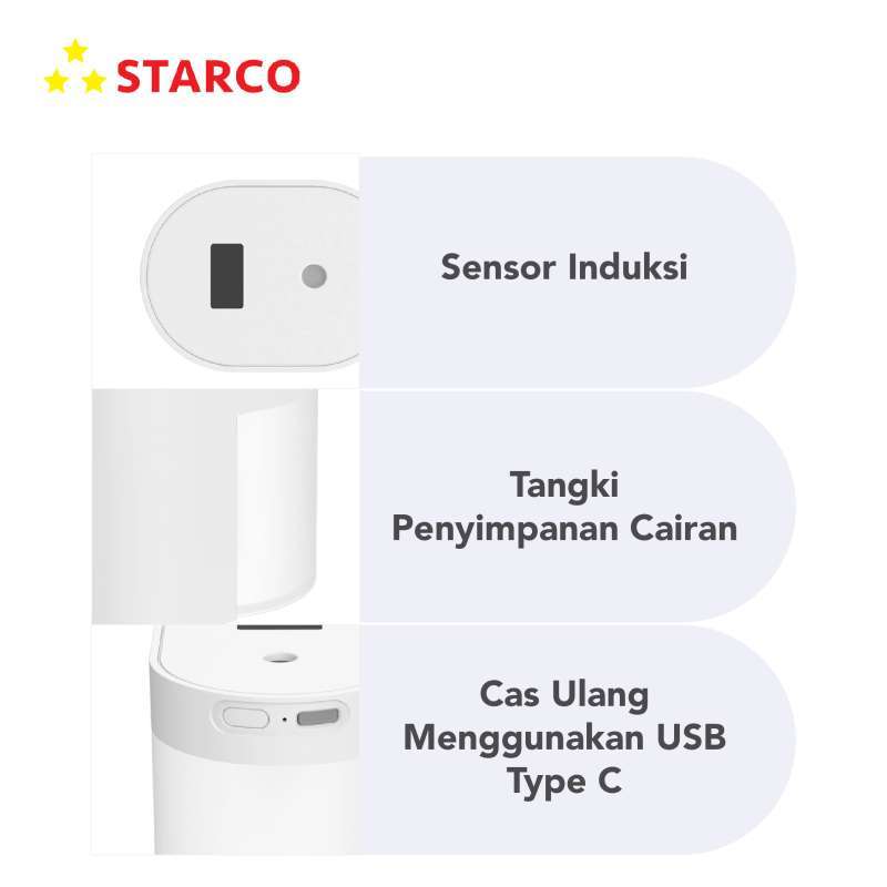 Promo Starco Touchless Automatic Hand Sanitizer Spray / Sterilizer ...