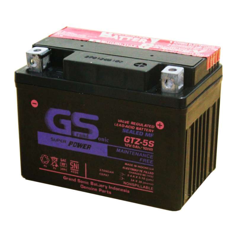 Jual Aki Motor Honda Megapro, Blade 110 125, Verza 150 Gtz5s Gs Grand Sonic Accu Kering Mf Di ...