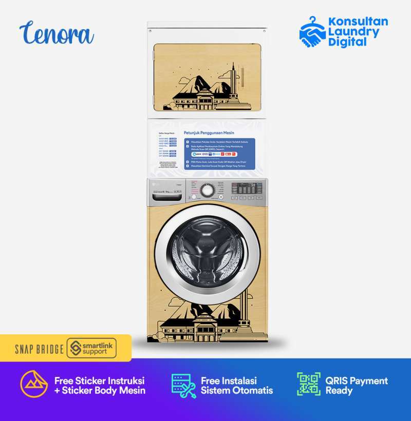 Jual Mesin Laundry Digital (Paket Cenora) - Konsultan Laundry Digital ...
