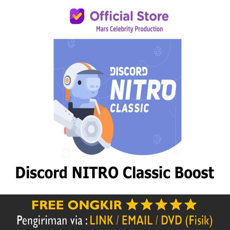Jual Promo Discord Nitro Classic Boost Server 30 Hari Via Gift Di ...