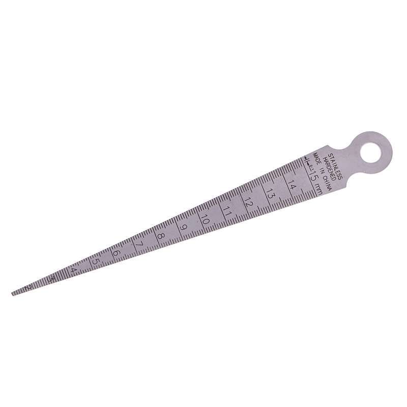 Promo Taper Feeler Gauge Gage Depth Ruler Gap Inspection Stainless 0mm ...