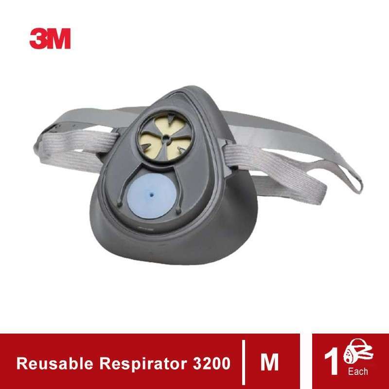 Promo 3m Reusable Half Face Mask 3200 - Masker Safety Diskon 10% Di ...