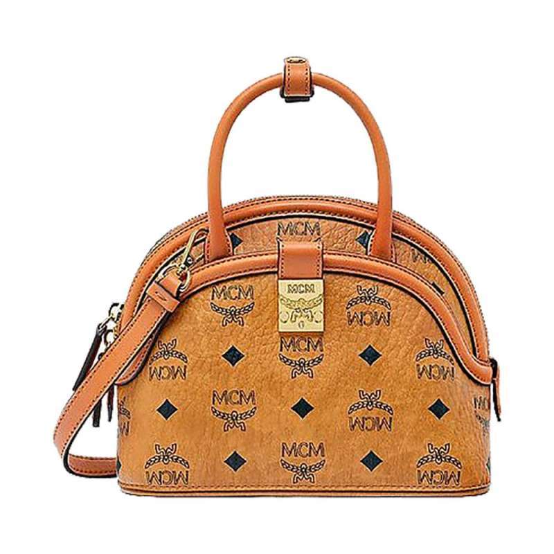 Jual MCM Anna Tote in Visetos Small Cognac di Seller voila.id Official ...