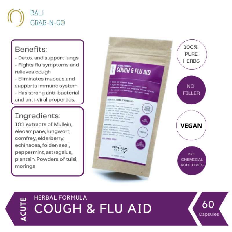 Jual Ming Herbs - Cough and Flu Aid - Herbal Formula - Obat Herbal ...