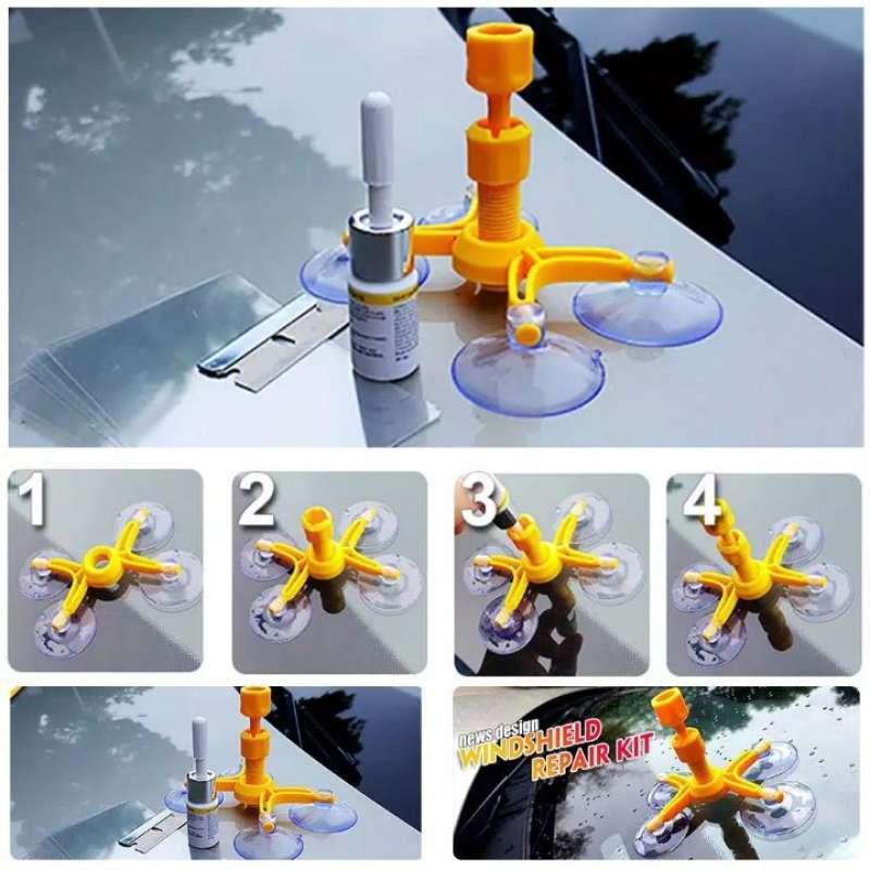 Promo Alat Lem Ampuh Reparasi Perbaikan Kaca Mobil Cermin Jendela Retak ...