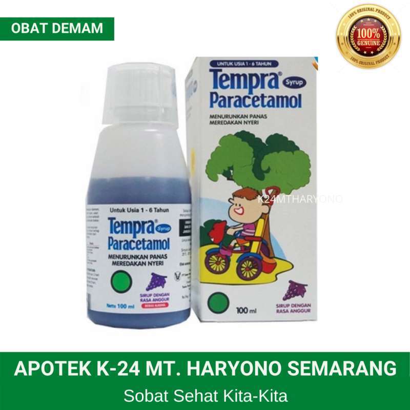Jual TEMPRA SYRUP 100 ML di Seller K24 MT.Haryono - Kota Semarang, Jawa ...