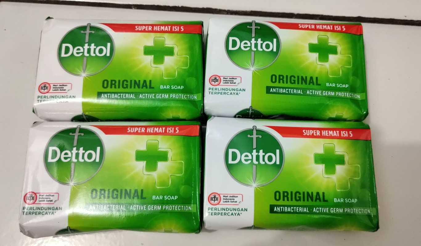 Jual (Dettol) Sabun Mandi Batang Bar Soap Original Antibacterial 100 gr ...