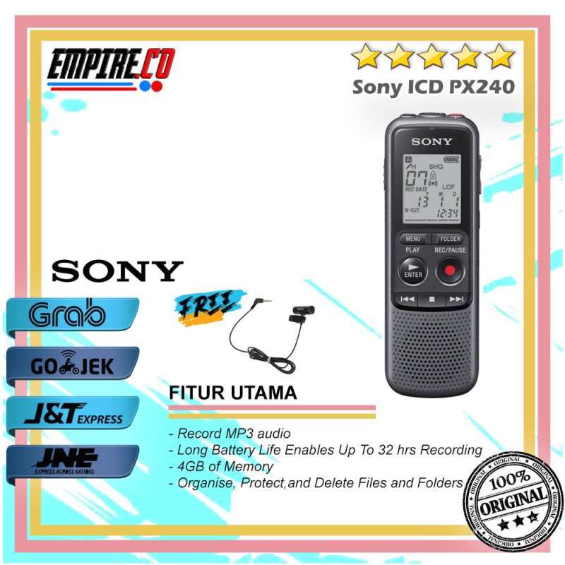Jual Sony ICD-PX240 Mono Digital Voice Recorder di Seller EMPIRE CO ...