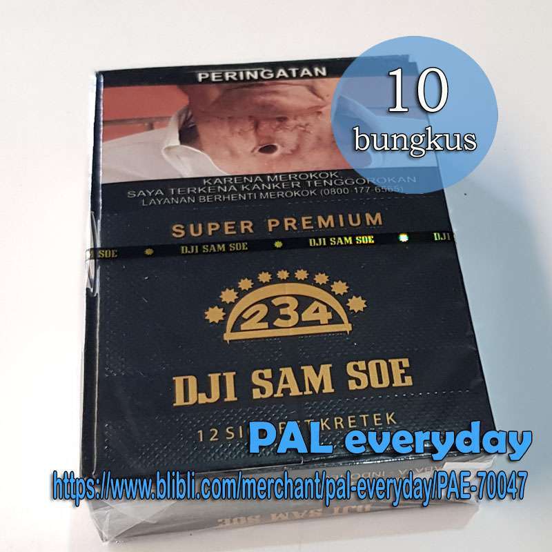 Jual rokok kretek DJI SAM SOE SUPER PREMIUM 12 [1 slop / 10 bungkus ...