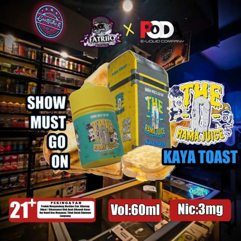 Jual THE O RAMA JUICE V1 KAYA TOAST 60ML PREMIUM LIQUID LOKAL di Seller ...