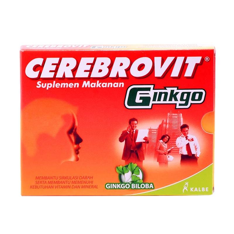 Jual Cerebrovit Ginko Suplemen [box/ 10 Kapsul] Di Seller Rx H Store ...