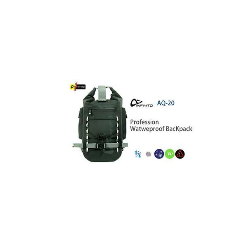 Jual Infinito-aq20 Professional Waterproof Backpack (black / Black) Di ...