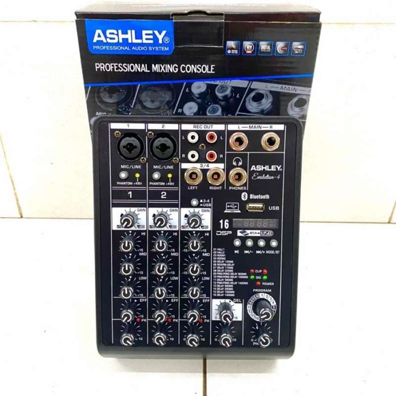 Jual Mixer Ashley 4 Channel Evolution 4 Original di Seller GREATUNION - Mangga Besar, Kota ...