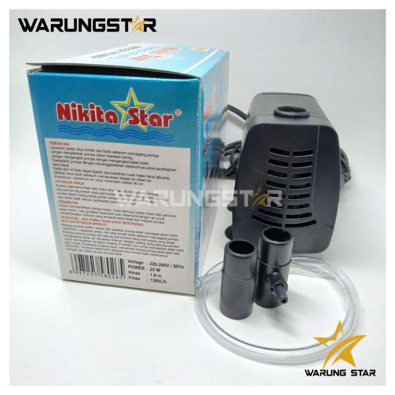 Jual Nikita Star Water Pump Ns-103 Mesin Pompa Aquarium / Mesin Pompa Kolam / Pompa Hidroponik ...