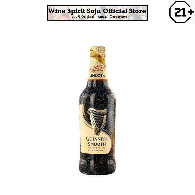 Jual Guinness Smooth Bir Hitam 325ml di Seller Wine Spirit Soju ...