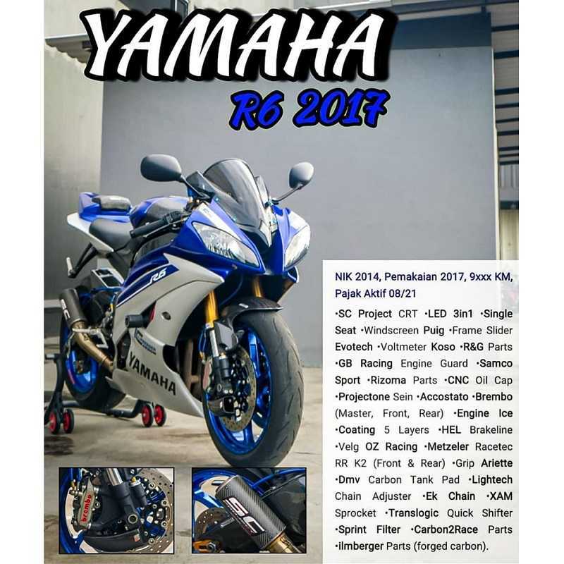Jual Yamaha R6 NIK 2014 [Used Bike] di Seller The_bikebrothers ...