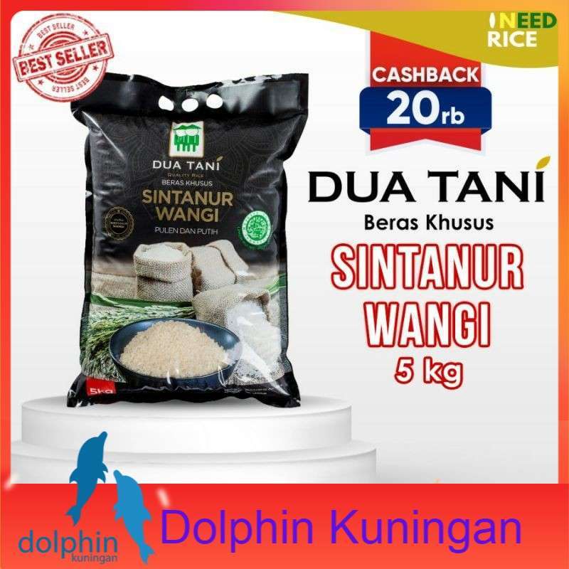 Jual Dua Tani - Beras Shintanur Pandan Wangi 5Kg di Seller Dolphin ...