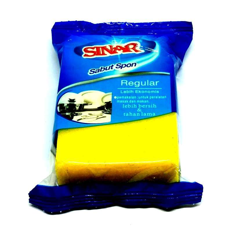 Jual Sinar Sabut Spon Tapas Busa sponge Cuci piring Hijau Kuning di ...