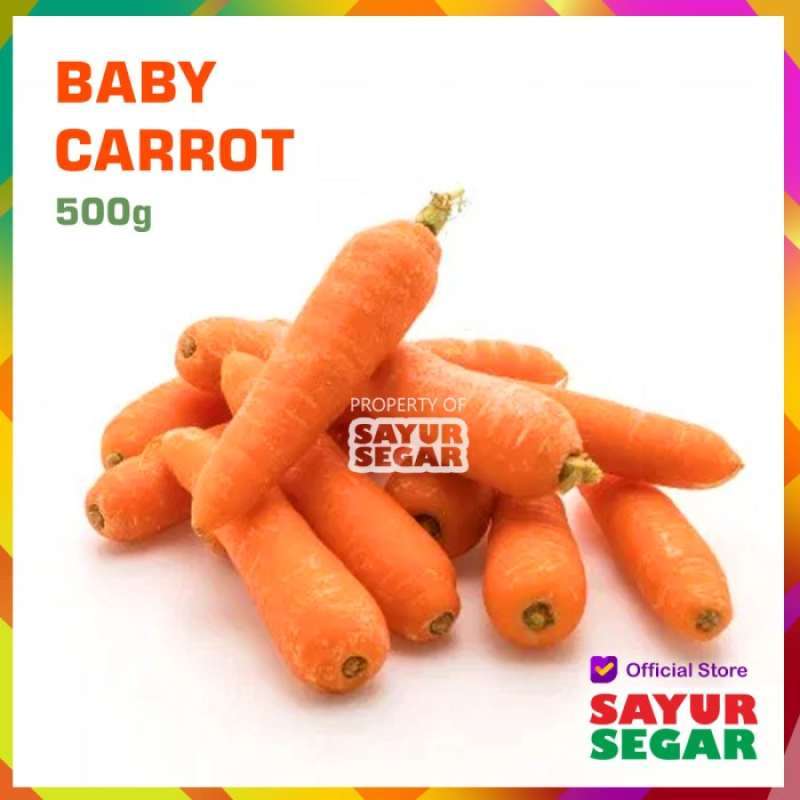 Jual BABY CARROT - WORTEL MINI [500g] Halal di Seller Sayur Segar ...