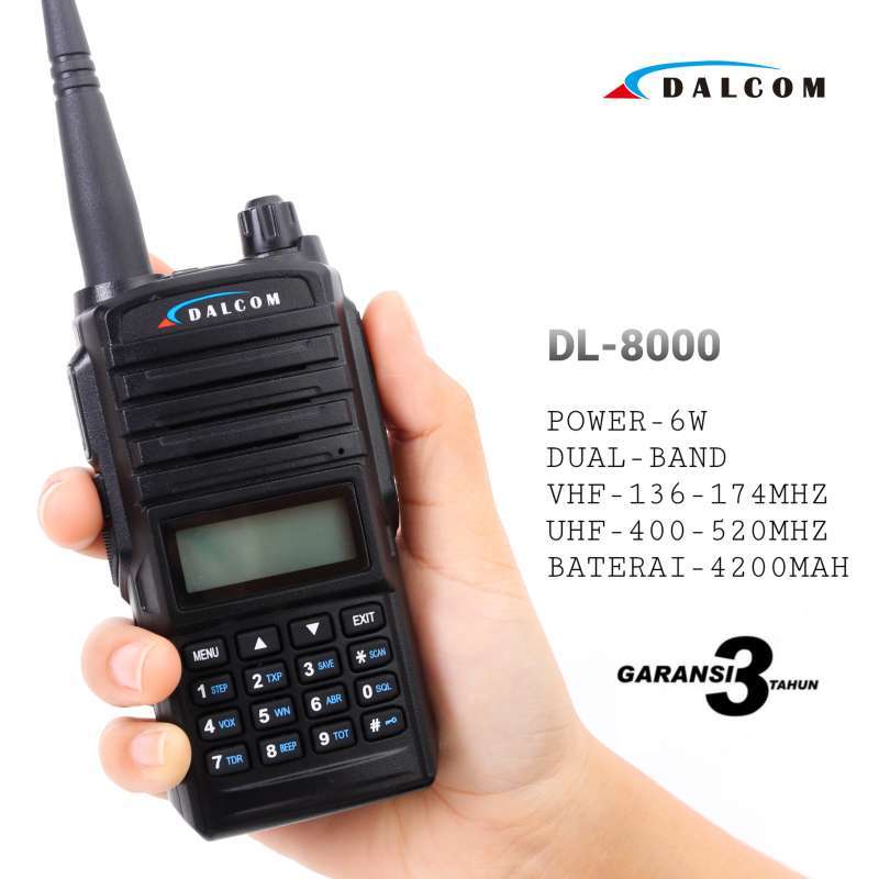 Jual HT DALCOM JAPAN DL-8000 6WATT DUAL BAND di Seller DALCOM STORE ...