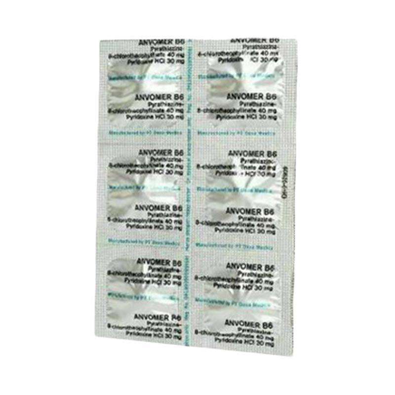 Jual Dexa Medica Anvomer B6 Obat Mual [6 Tablet] Perstrip di Seller ...