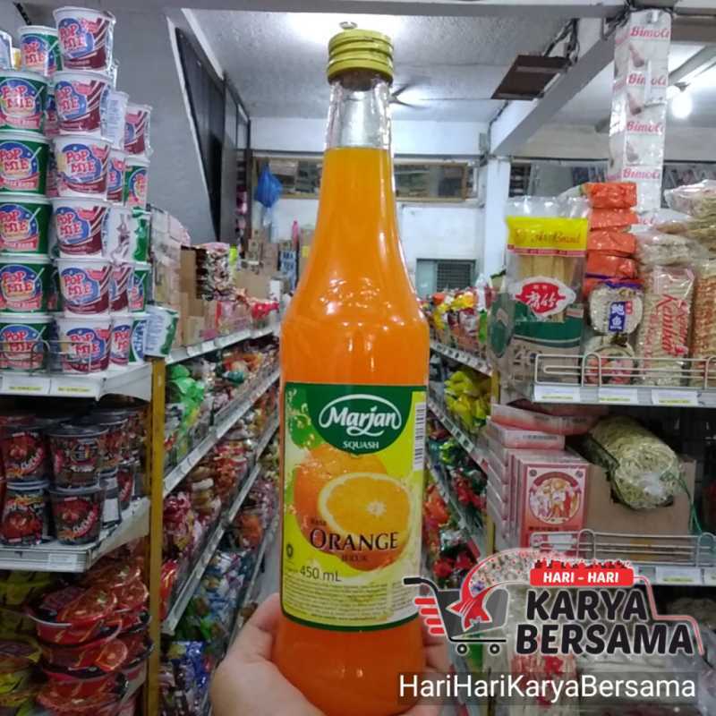 Jual MINUMAN SYRUP SIRUP MARJAN SQUASH ORANGE 450ML di Seller ...