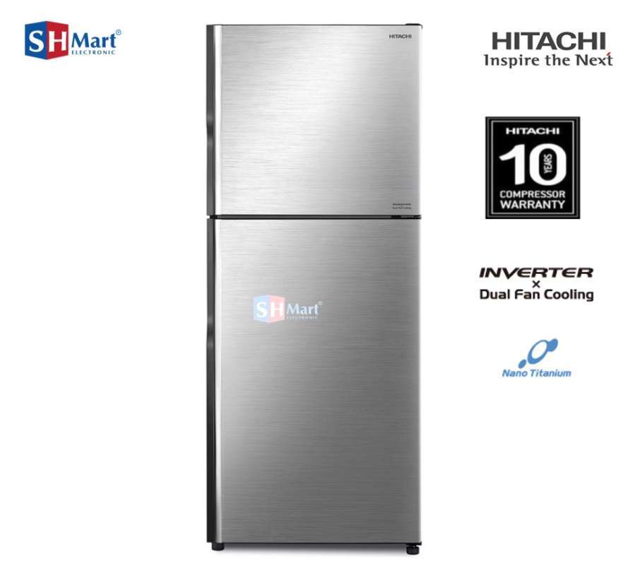 Jual HITACHI KULKAS 2 PINTU R-V40PGD8BBK / R-V40PGD8BSL INVERTER X DUAL FAN COOLING (MEDAN) di ...