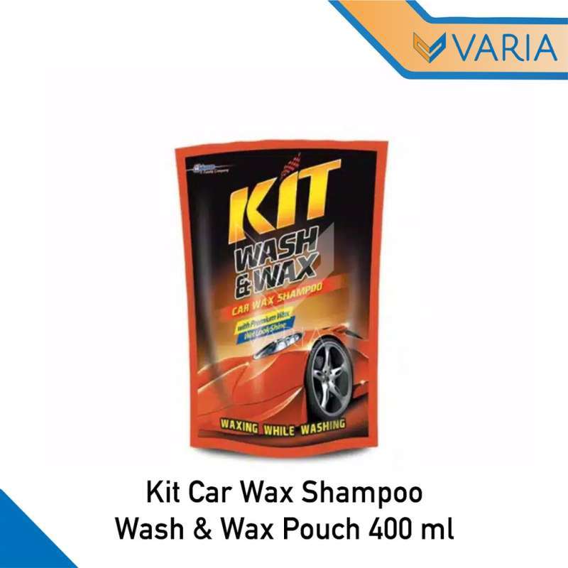 Jual Kit Car Shampoo Cuci Motor Mobil Wash & Wax Refill Pouch 400 ml di ...