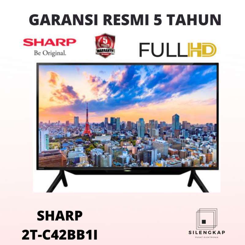 Jual TV Sharp 42 Inchi 42BB1 LED Garansi Resmi di Seller SILENGKAP ...