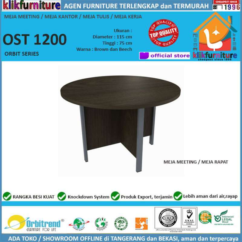 Promo OST 1200 Orbitrend Meja Meeting Meja Rapat Model Bulat Diskon 30% ...