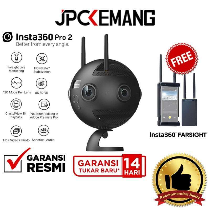 Jual JPC KEMANG Insta360 Pro 2 Insta360 Pro II Spherical VR 360 8K GARANSI RESMI di Seller JPC ...