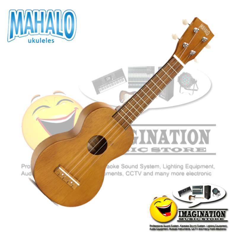 Jual Mahalo Kahiko Series - Soprano MK1TBR Transparent Brown Ukulele di ...