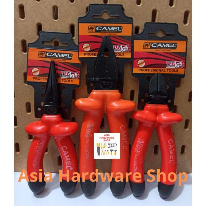 Jual PAKET Tang Kombinasi 8 Lancip Potong 6 LISTRIK Paket Tang Set 6 ...