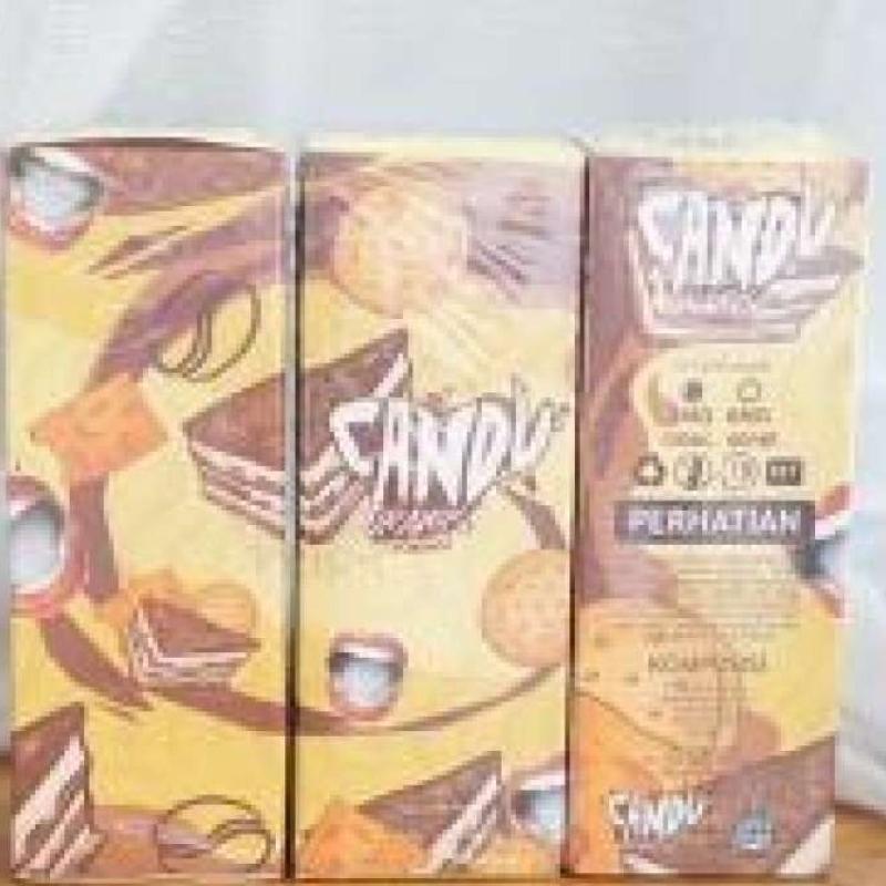 Jual CANDU V3 6mg Tiramisu Crackers Liquid Vape 100ml Awkarin liquid ...