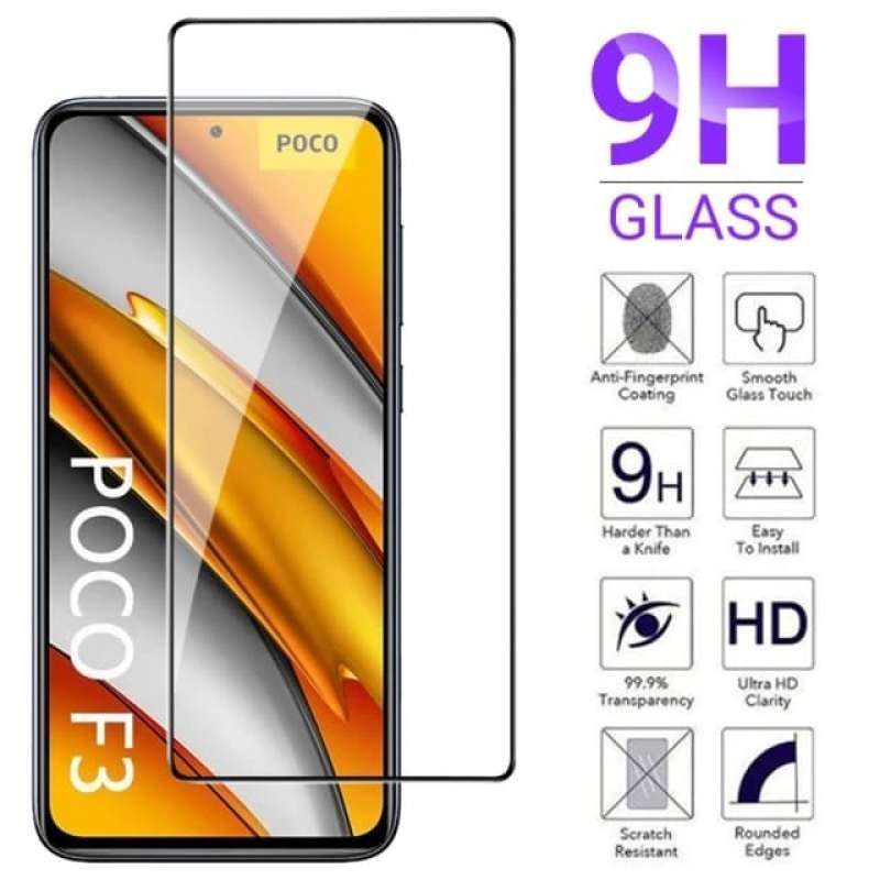 Jual Poco F3 Tempered Glass Full Cover Full Lem di Seller Nine Point ...