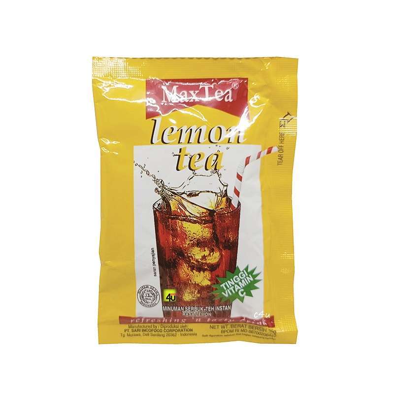 Promo Maxtea - Lemon Tea - Paket 5 sachet Diskon 11% di Seller ...