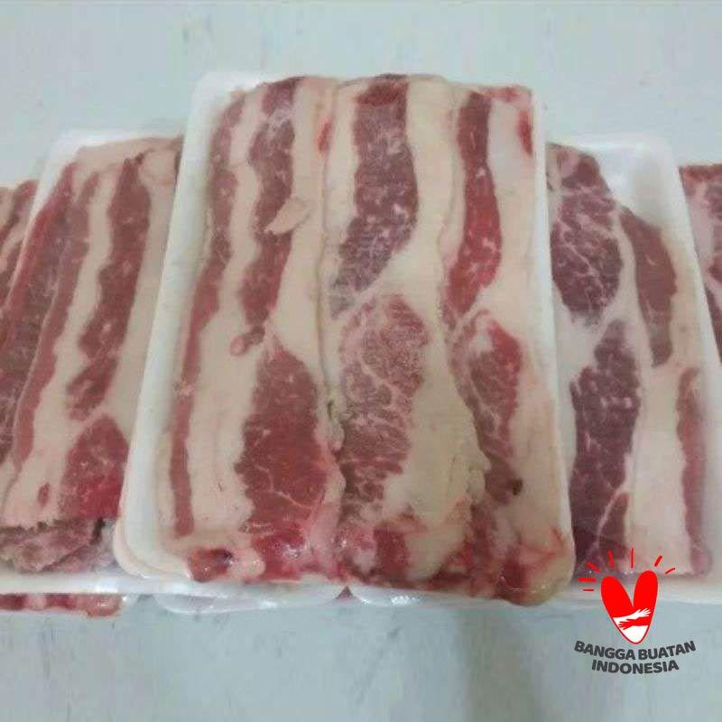 Promo Meat Kingdom Daging Sapi Karubi Galbi - Usa Long Belly Karubi ...