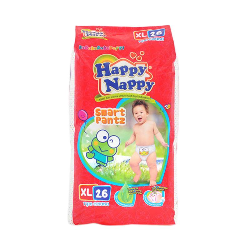 Jual Happy Nappy Smart Pants Popok Sekali Pakai [Size XL/26 Pcs] di ...