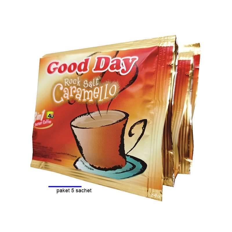 Promo Good Day CARAMELLO - PAKET 5 SACHET Diskon 13% di Seller ...