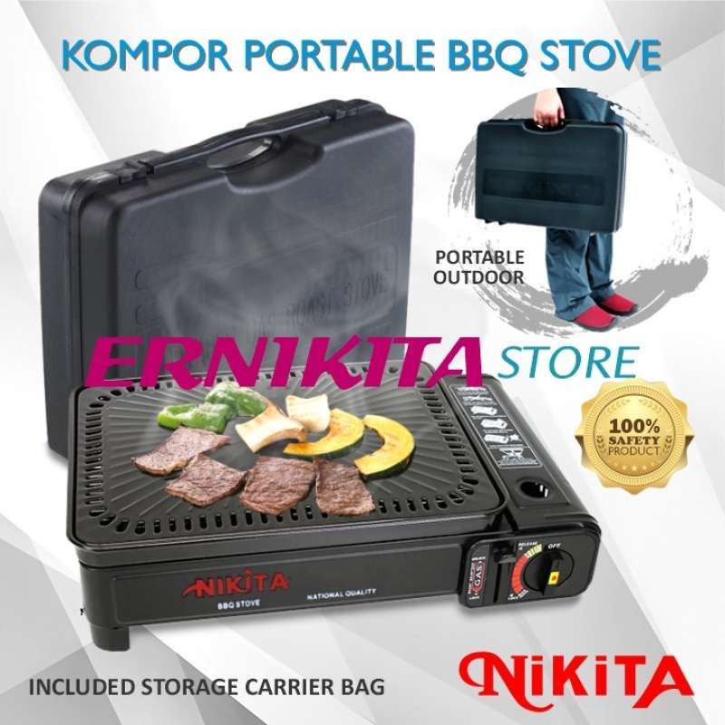Jual Nikita Kompor Portable Bbq 2 In 1 - Multi Grill Panggangan ...