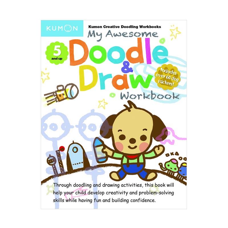 Promo Kumon My Awesome Doodle & Draw Workbook Buku Edukasi Diskon 15% ...