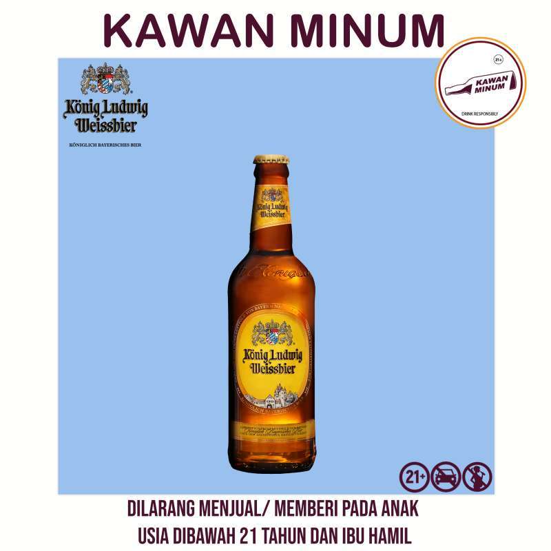 Jual Konig Ludwig Weissbier [500 mL] di Seller Kawan Minum - Kebon ...