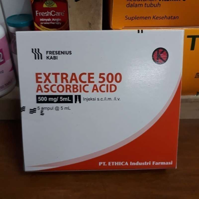 Jual Ascorbic Acid.vitamin C/box.500mg Injeksi. - Fmcare Di Seller ...