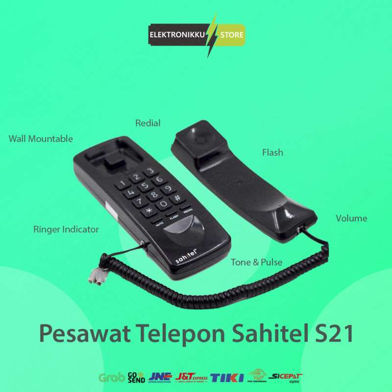 Promo Telepon Kabel Sahitel S21 Single Line - Telepon Kabel Rumah ...