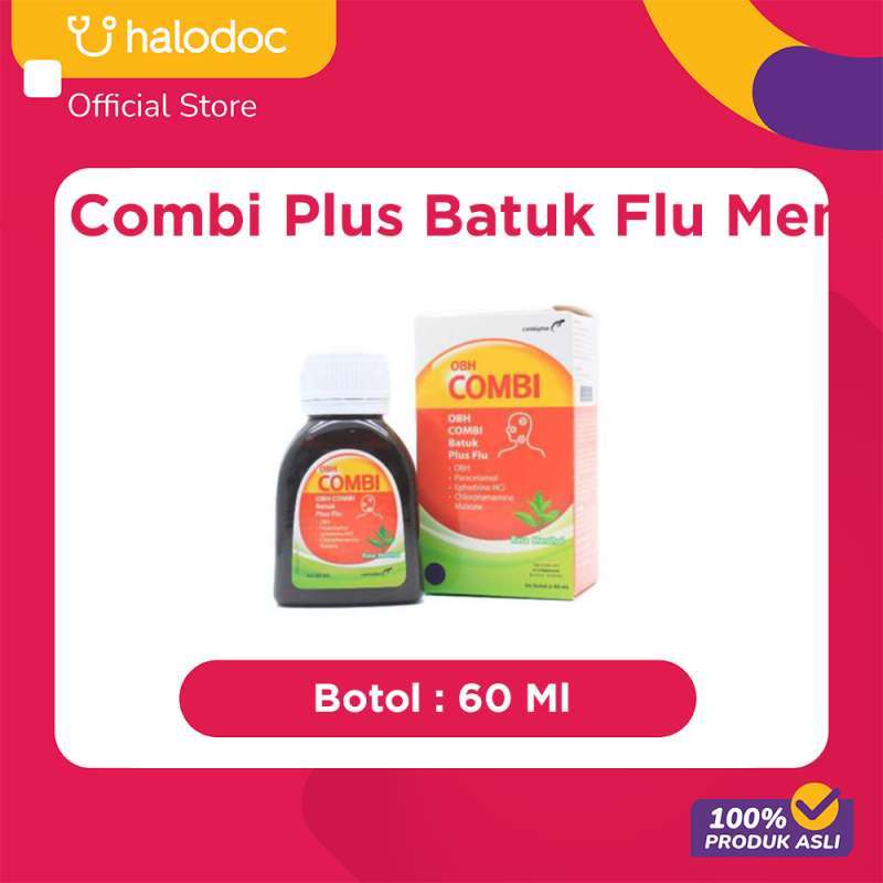 Promo OBH Combi Plus Batuk Flu Menthol 60 ml Diskon 7% di Seller Halodoc - APOTIK HALOMEDIKA ...