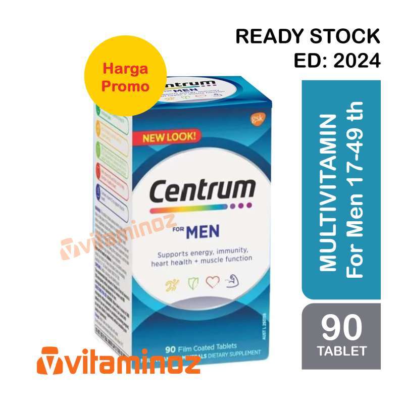 Jual Centrum for Men Multivitamin [90 Tablets] di Seller VitaminOZ ...