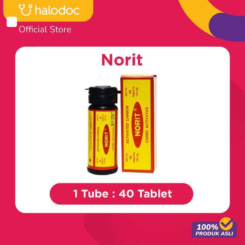 Promo Norit 40 Tablet Diskon 23% di Seller Halodoc Official Store ...